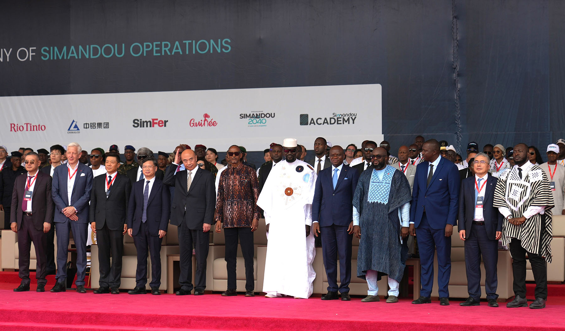 Les partenaires de Simandou célèbrent le début des opérations - SimFer